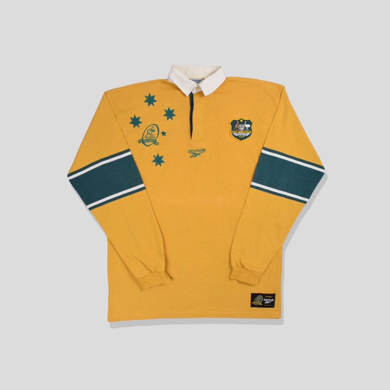Australia rugby shirt Vintage Reebok Australia... - Depop