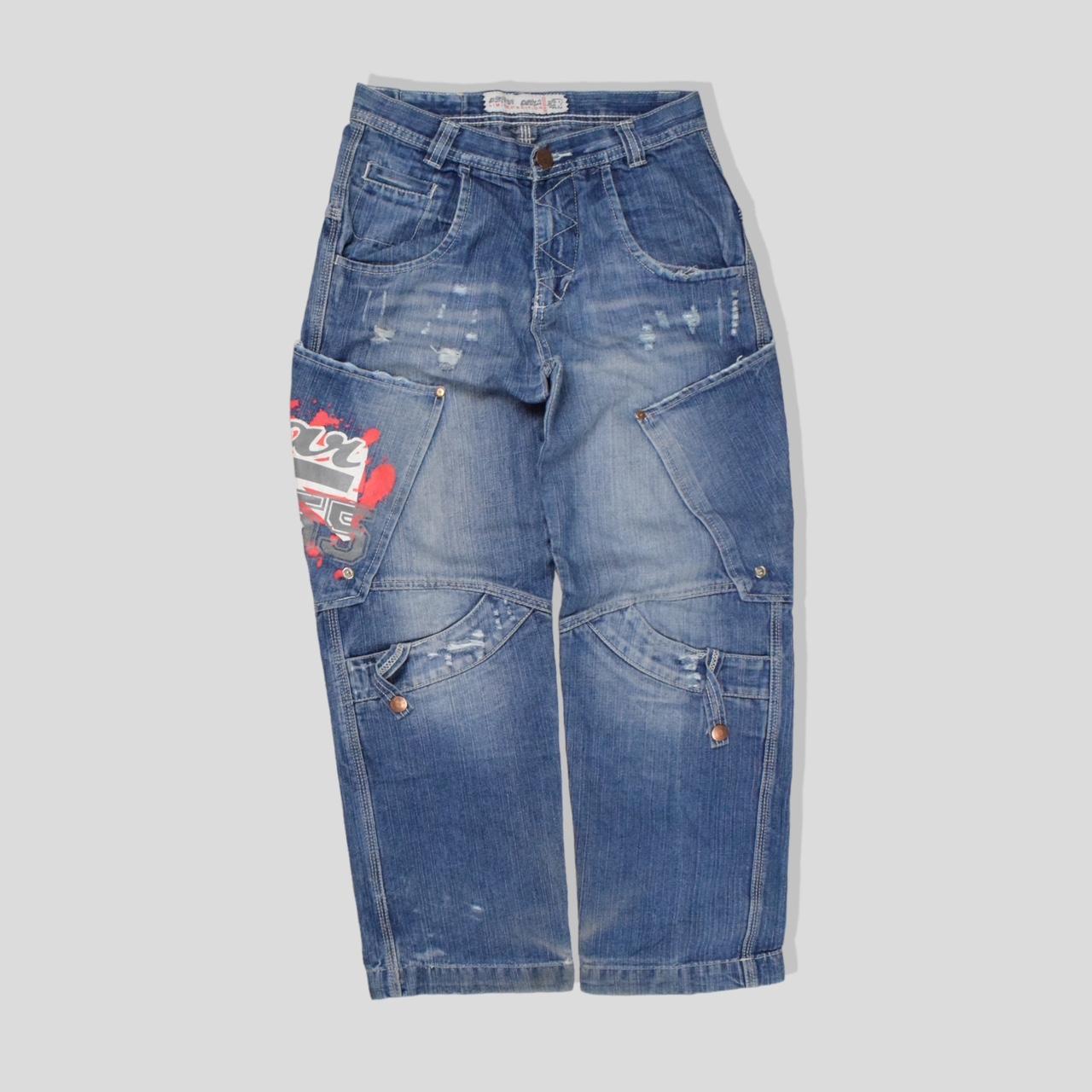 Hip-hop skate baggy jeans Vintage 90s Hip-Hop Skate... | Depop