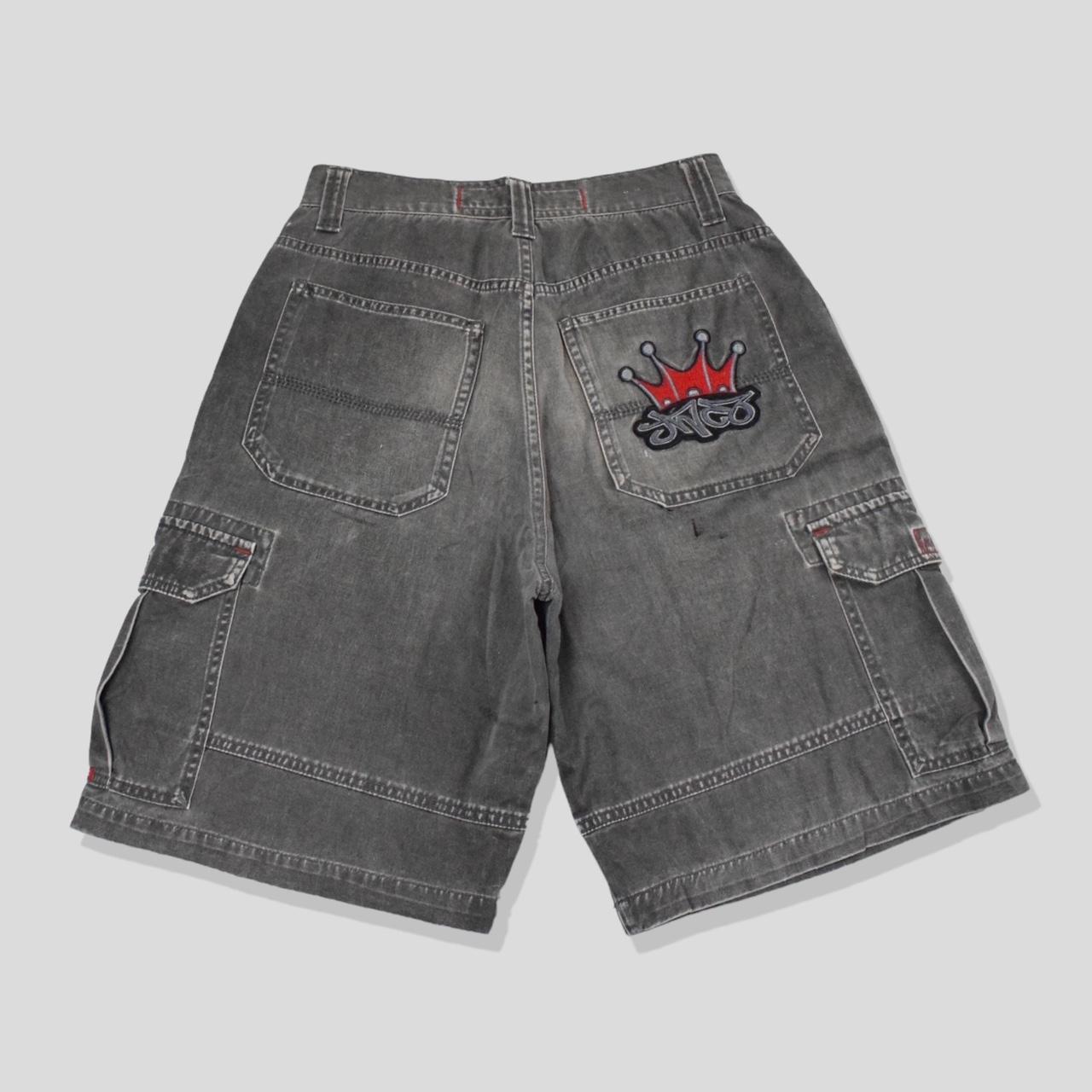 Jnco jorts Vintage 00s JNCO Embroidered Jorts... - Depop
