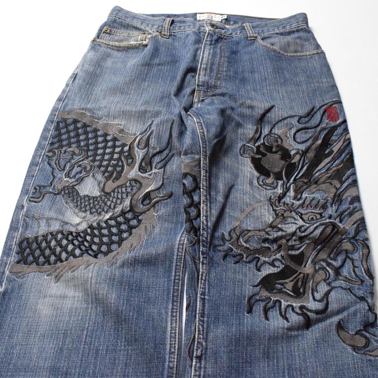 Karakuri jeans Authentic Vintage Japanese Karakuri... | Depop