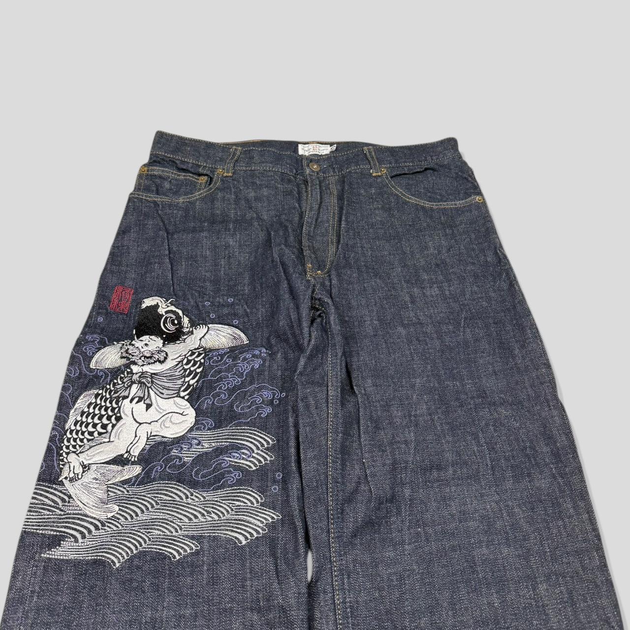 Karakuri jeans Authentic Vintage Japanese Karakuri... | Depop