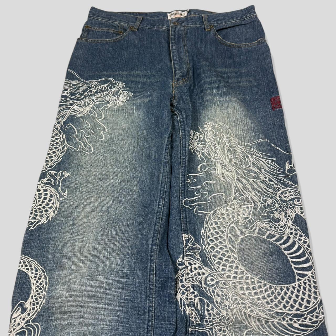 Karakuri jeans Authentic Vintage Japanese Karakuri... | Depop