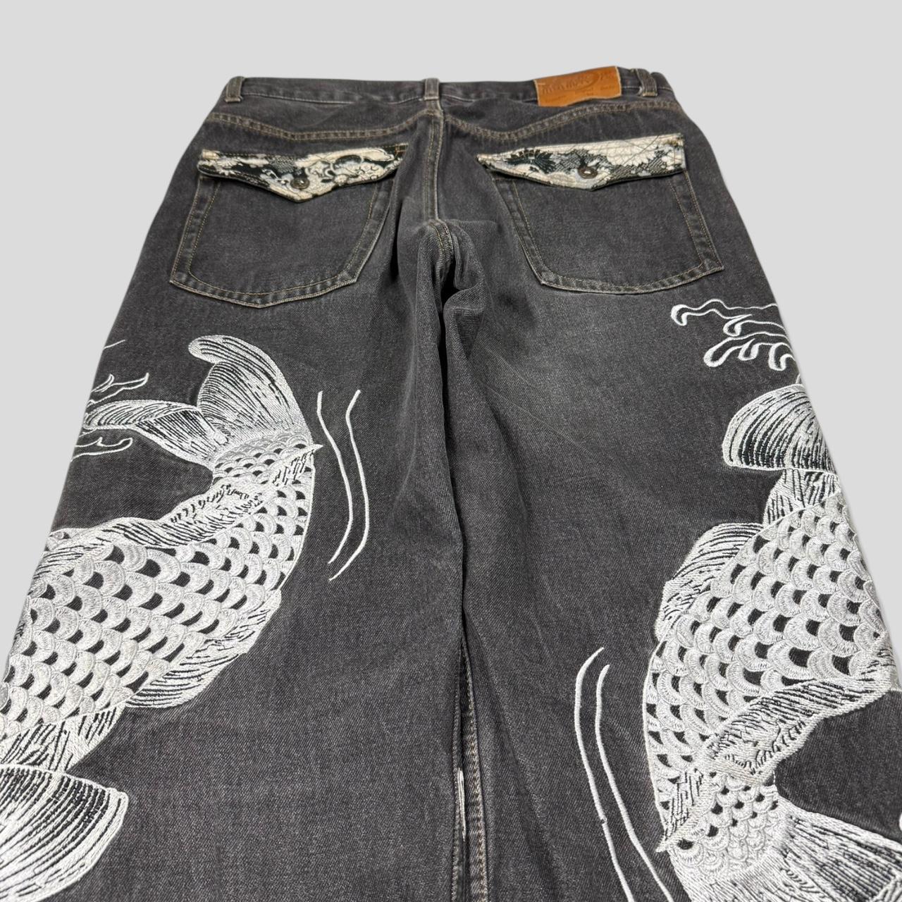 Karakuri jeans Authentic Vintage Japanese Karakuri... | Depop