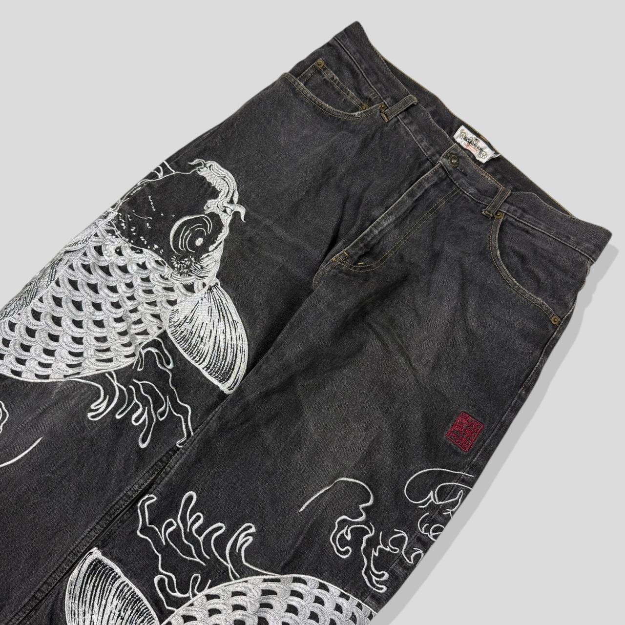 Karakuri jeans Authentic Vintage Japanese Karakuri... | Depop