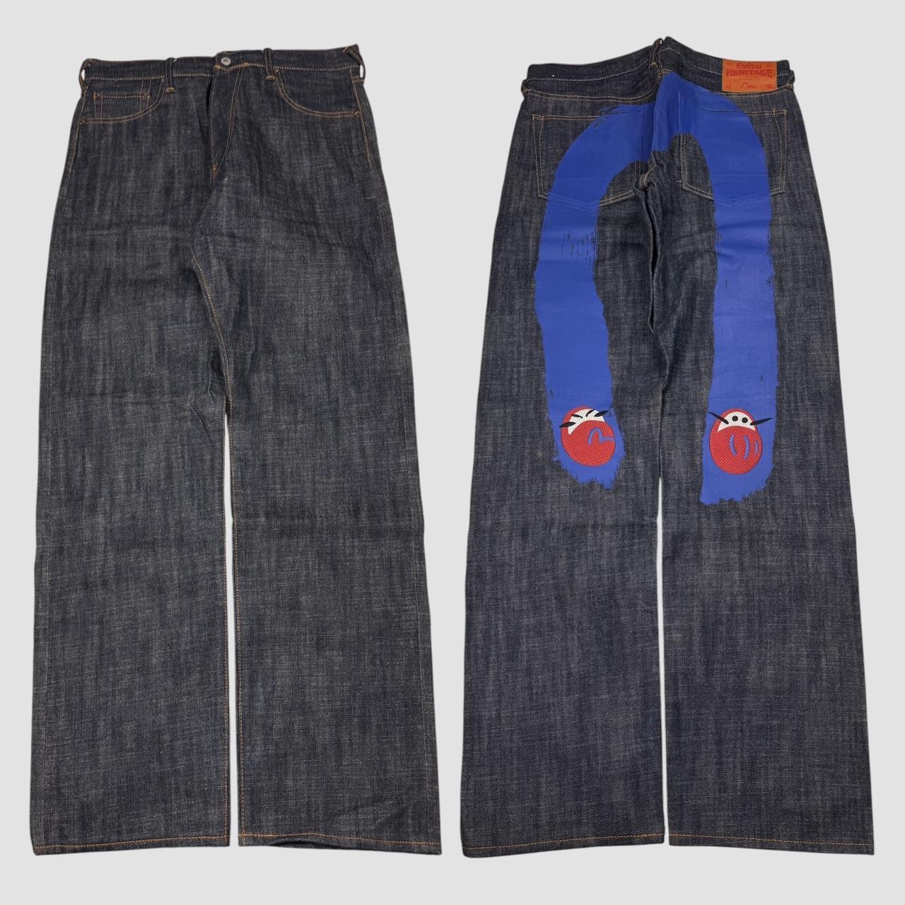 evisu jeans Baggy Authentic Vintage Evisu Selvedge... | Depop