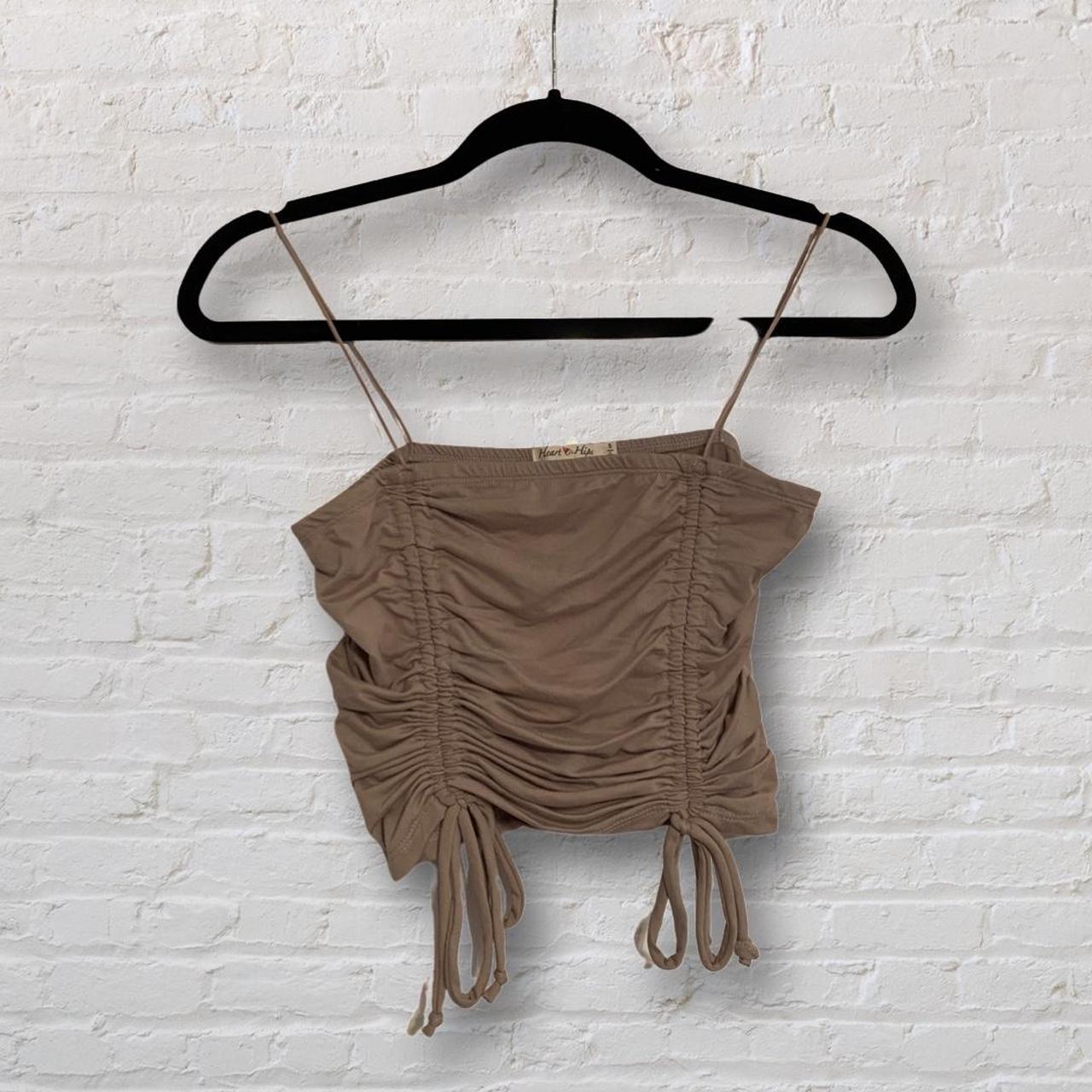 cute ruched tank top, worn a couple of times. Bought... - Depop