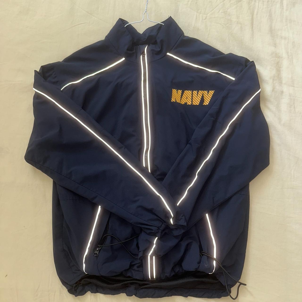 Navy issued windbreaker. - Depop