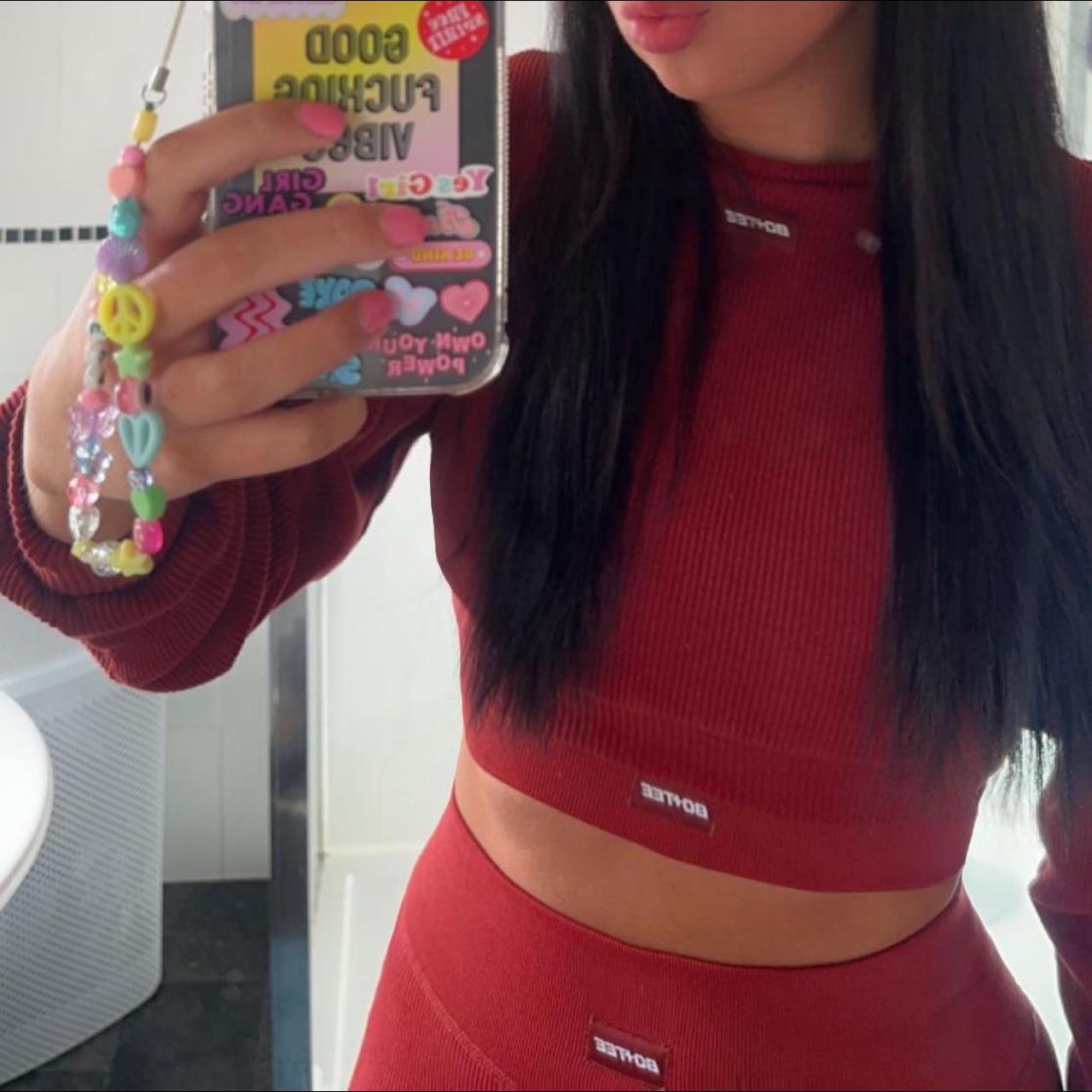 Bo And Tee Set Sports Bra Size L Crop Top M Depop