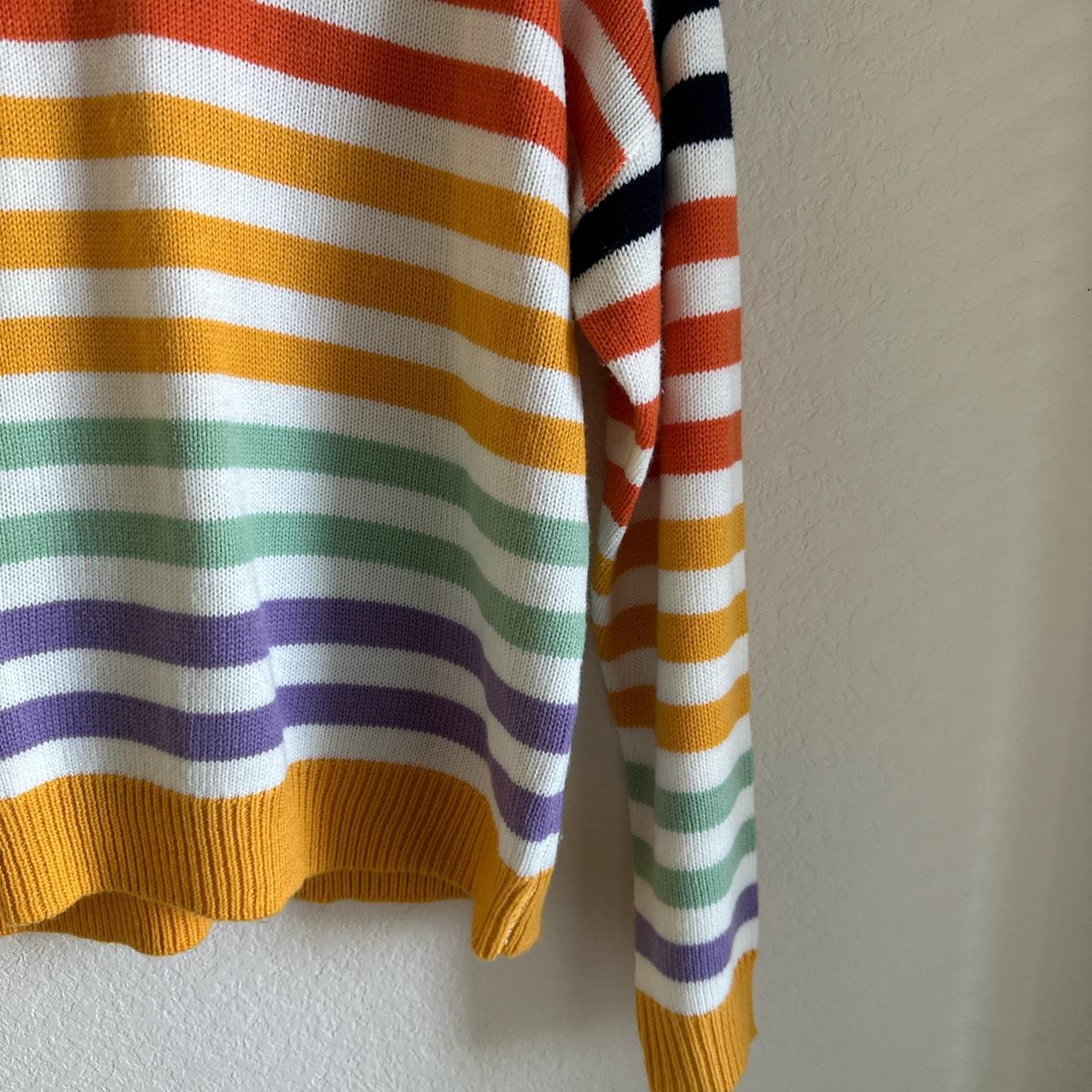 super cute color sweater. size large, the perfect... - Depop