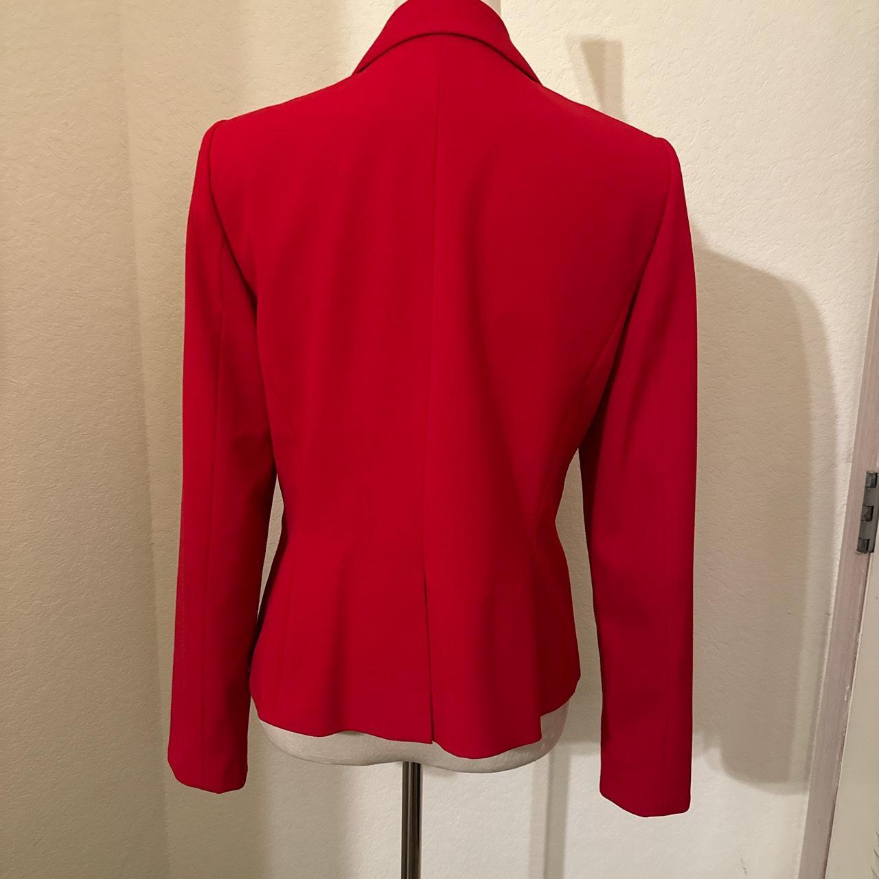 stunning red, calvin klein blazer. this is... - Depop