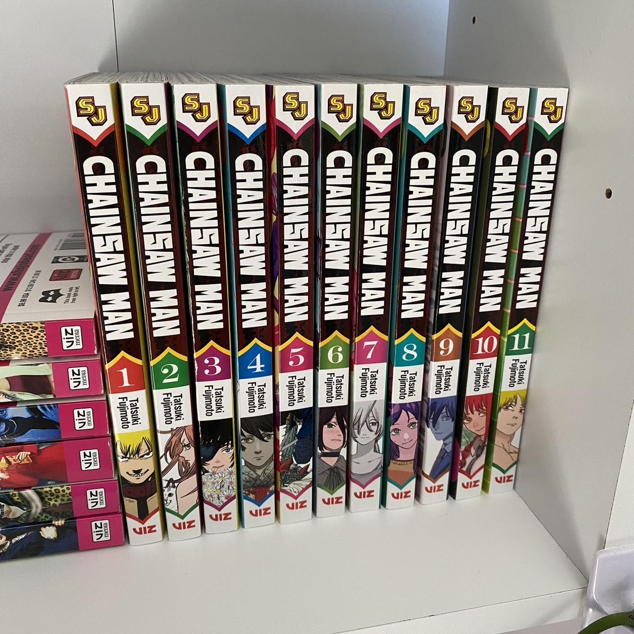 chainsaw man volume 1-11 amazing... - Depop