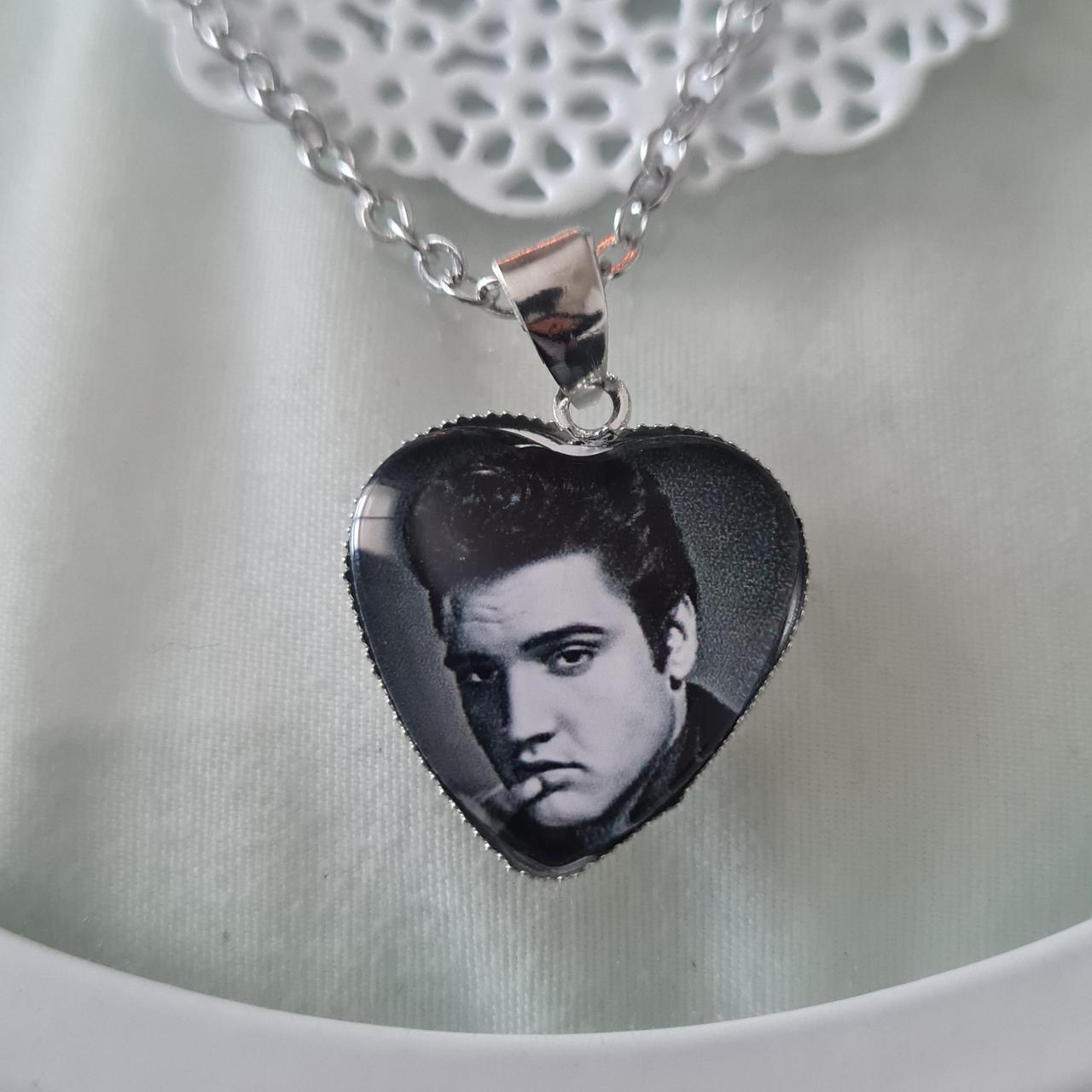 Elvis Presley heart necklace ️ Such a beautiful... - Depop