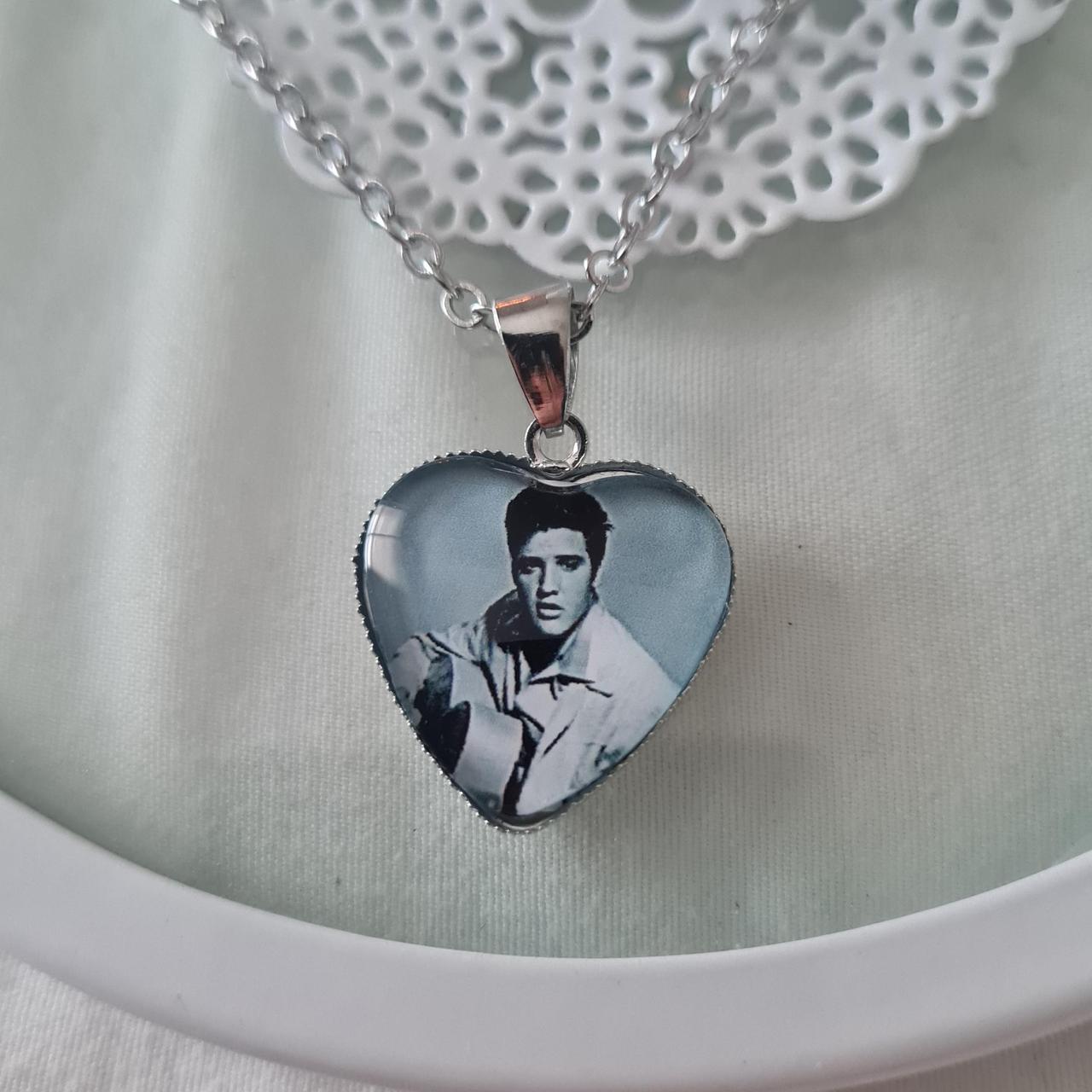 Elvis Presley heart necklace ️ Such a beautiful... - Depop