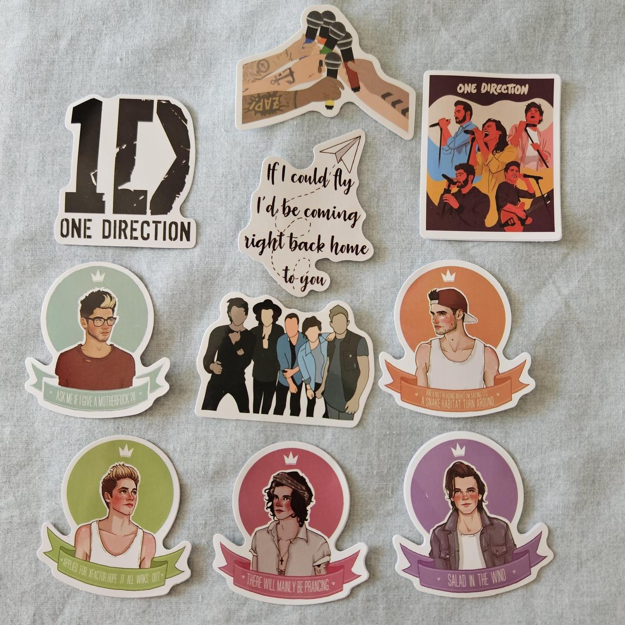 10 pack One Directive Stickers 💗 One Direction... - Depop