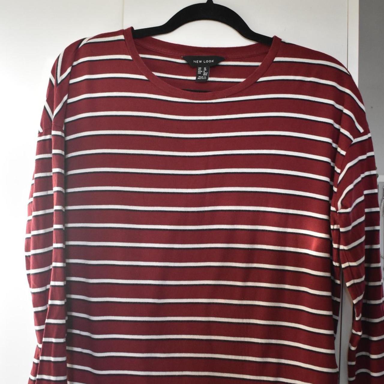 Long sleeve striped new look shirt. Soft material,... - Depop