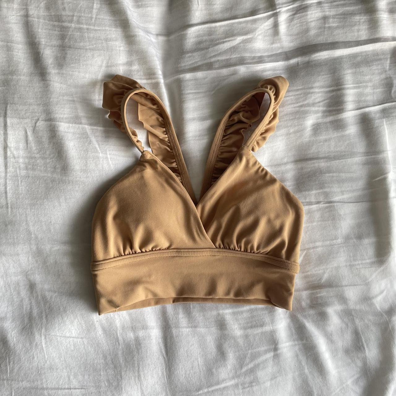Aerie Women's Tan Bra | Depop
