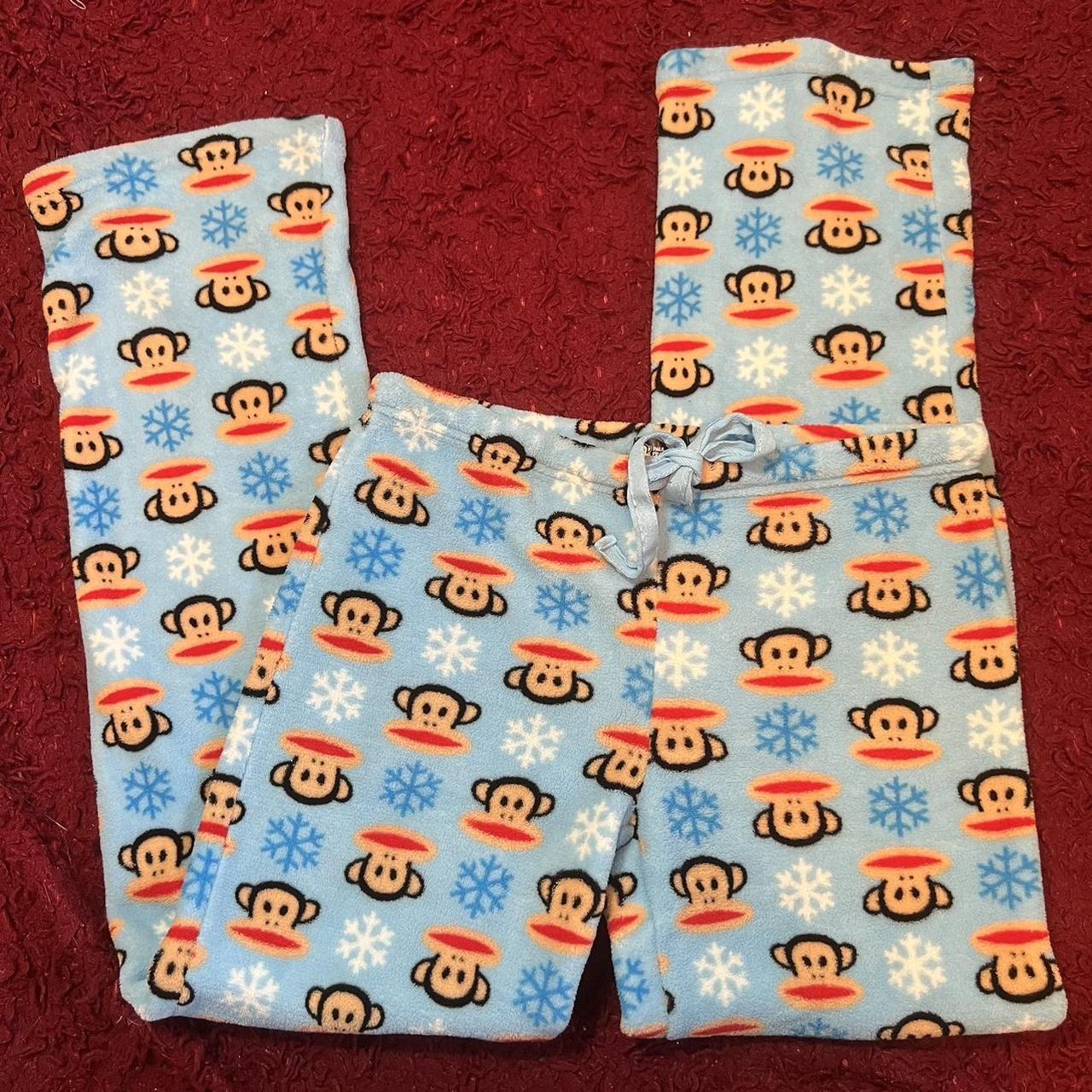 Y2k fuzzy blue winter wonderland Paul frank pajama... - Depop