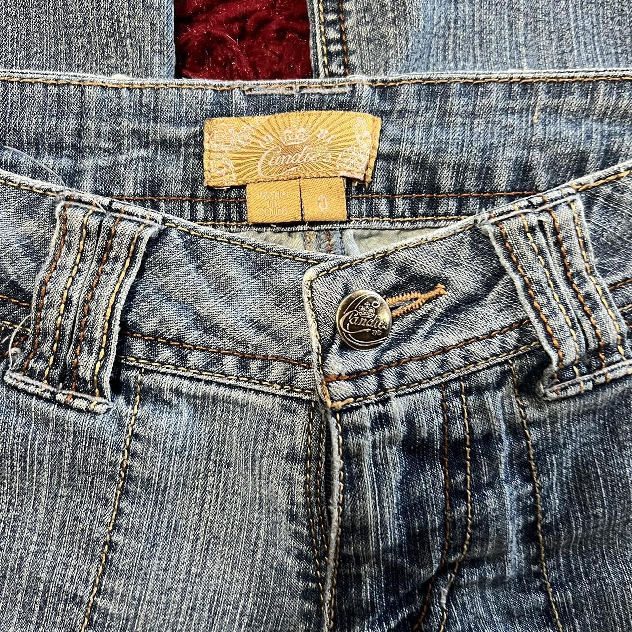 Y2K candies low rise flare denim jeans Fair... - Depop