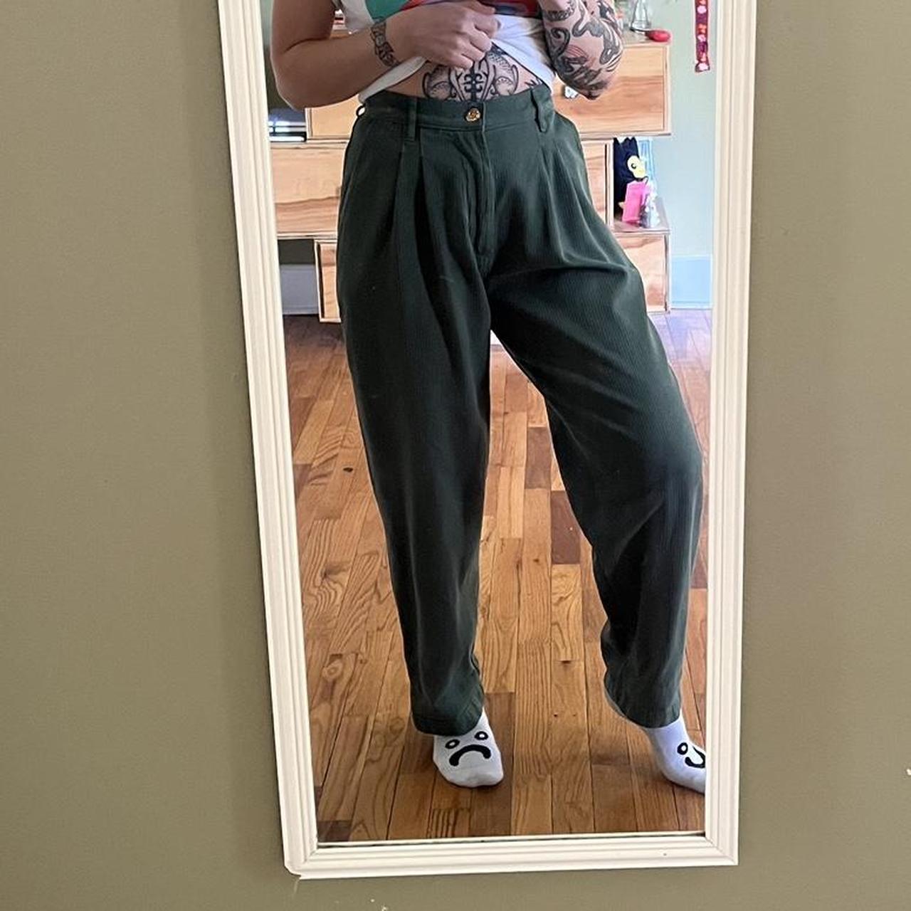 Big Bud Press Women's Green Trousers | Depop Big Bud Press Women's Green Trousers | Depop