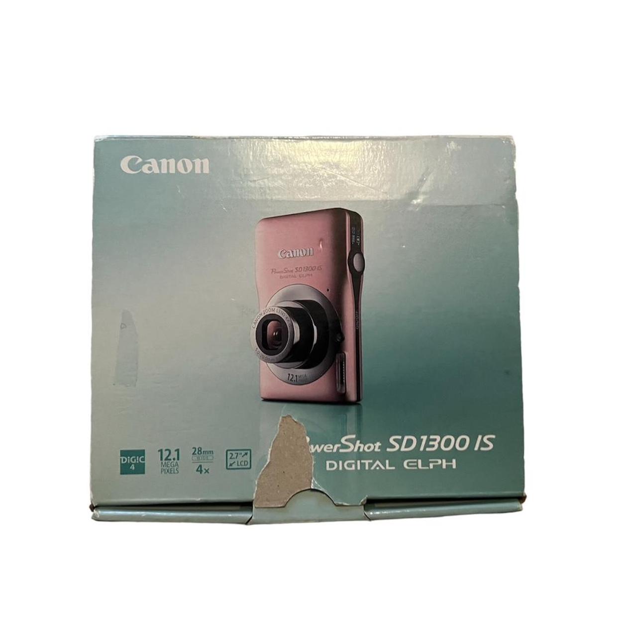 DIGITAL CAMERA Canon Powershot SD1300 Rare pink... - Depop