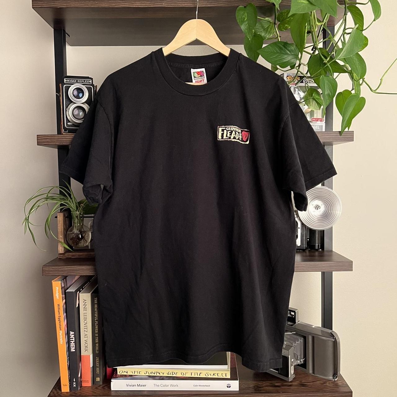 Fruit of the Loom Men's Black T-shirt | Depop