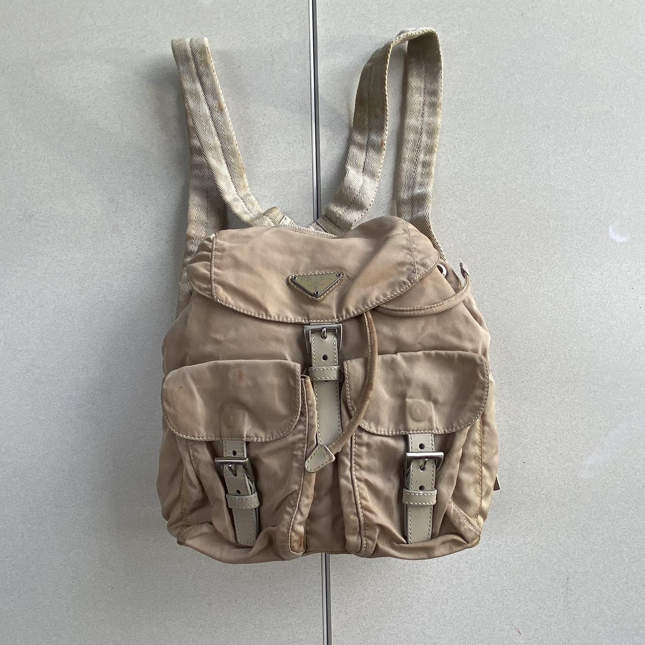 1999 Prada Nylon Buckle Backpack 3 compartment with... - Depop