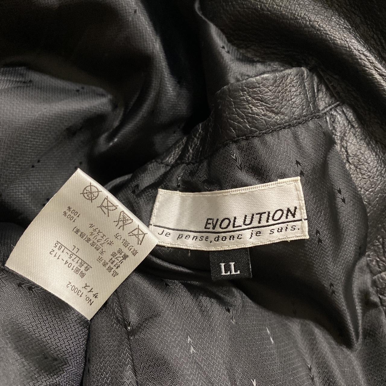 Evolution - Bono Hooded Leather Jacket 9/10... - Depop