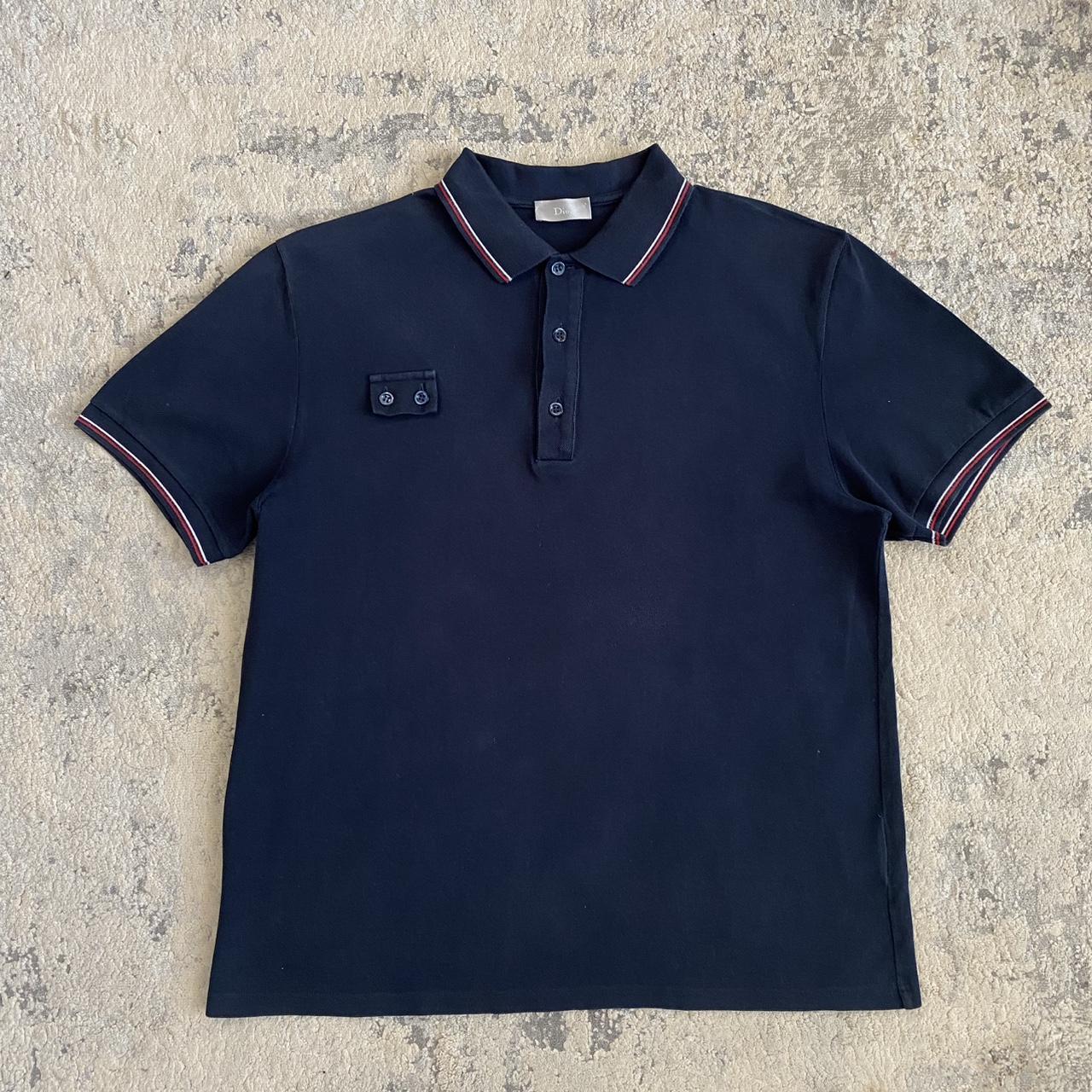 Dior Homme - SS06 Button Flap Polo Condition:... | Depop