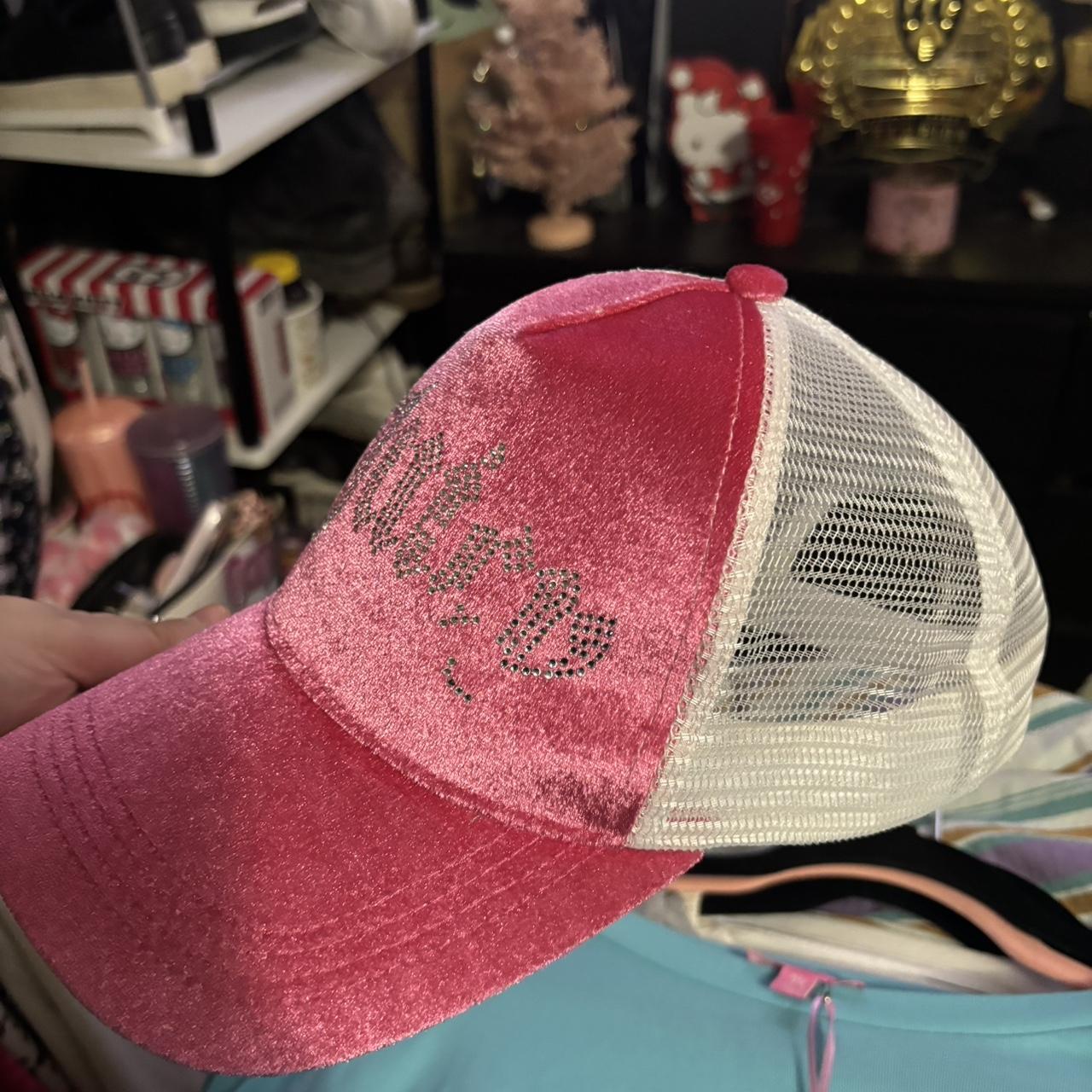 Juicy trucker hat there is some gems missing - Depop