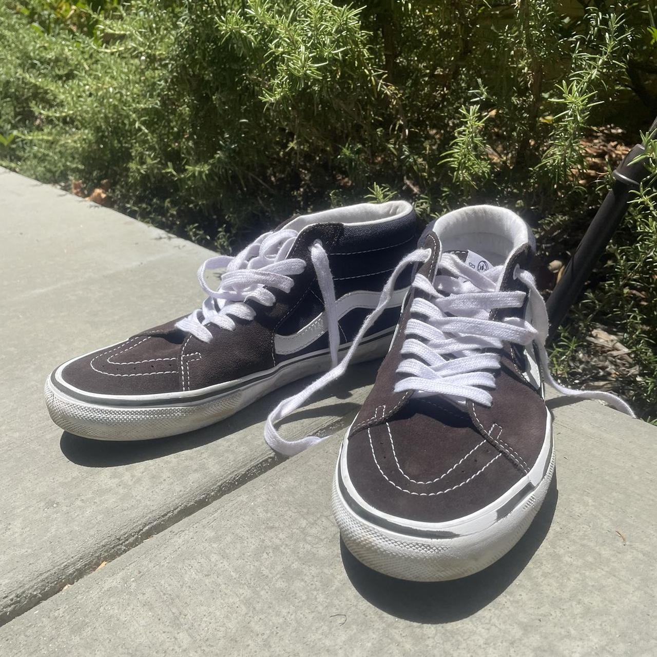 Vans sk8-mids grosso forever RIP Size is 9.5 - Depop