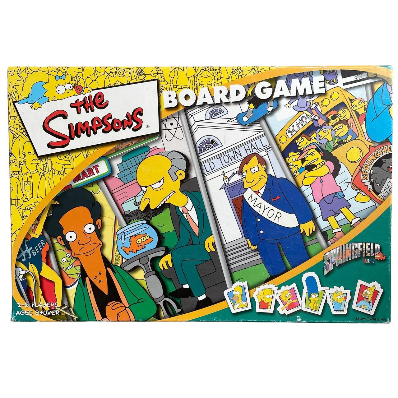 The Simpsons Board Game A Simpsons themed board game... - Depop