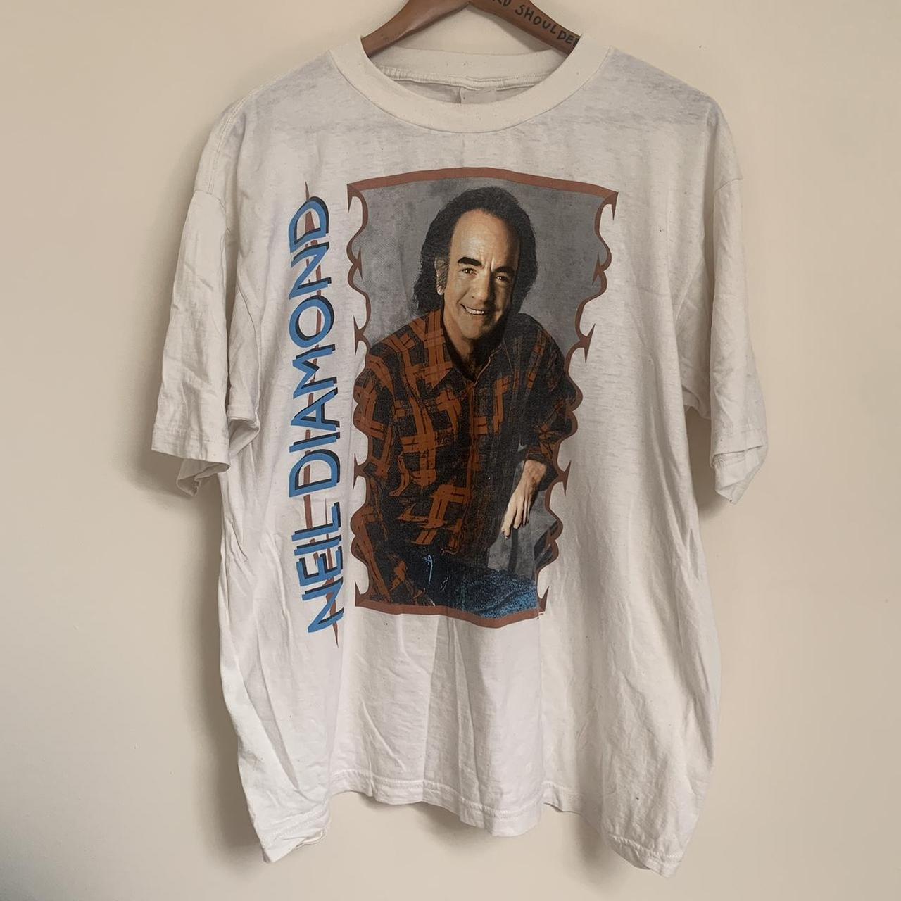 1998 Neil Diamond Tour T-shirt Size XL Wild Oats... - Depop