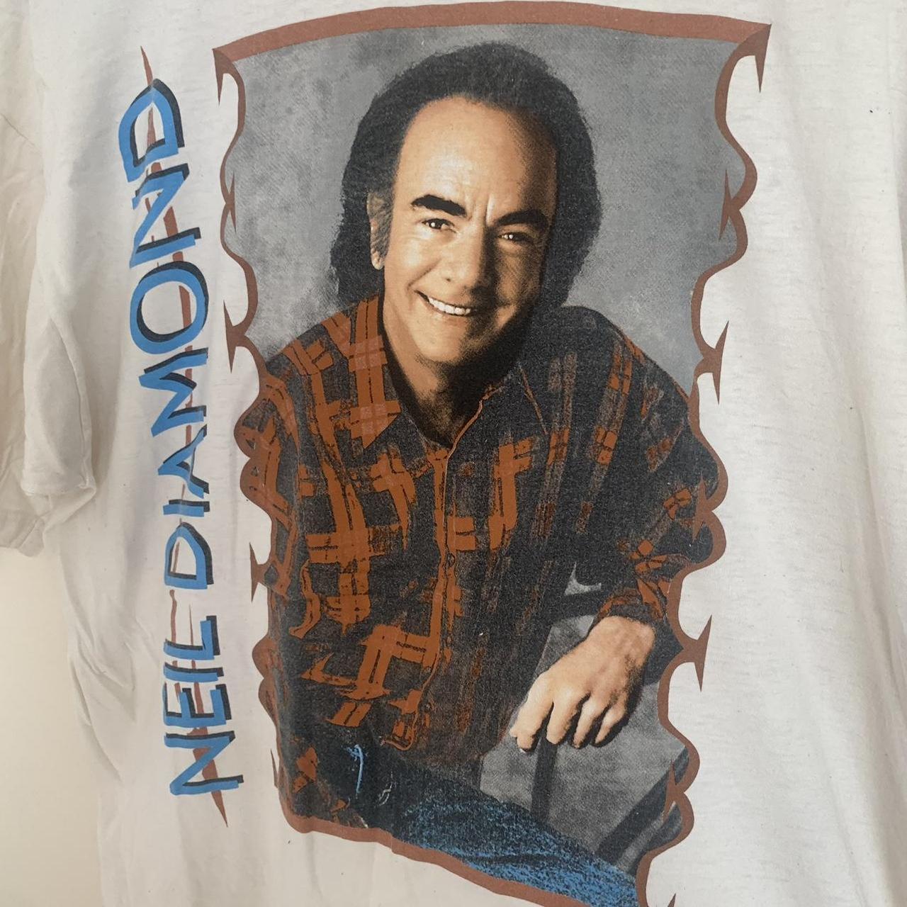 1998 Neil Diamond Tour T-shirt Size XL Wild Oats... - Depop