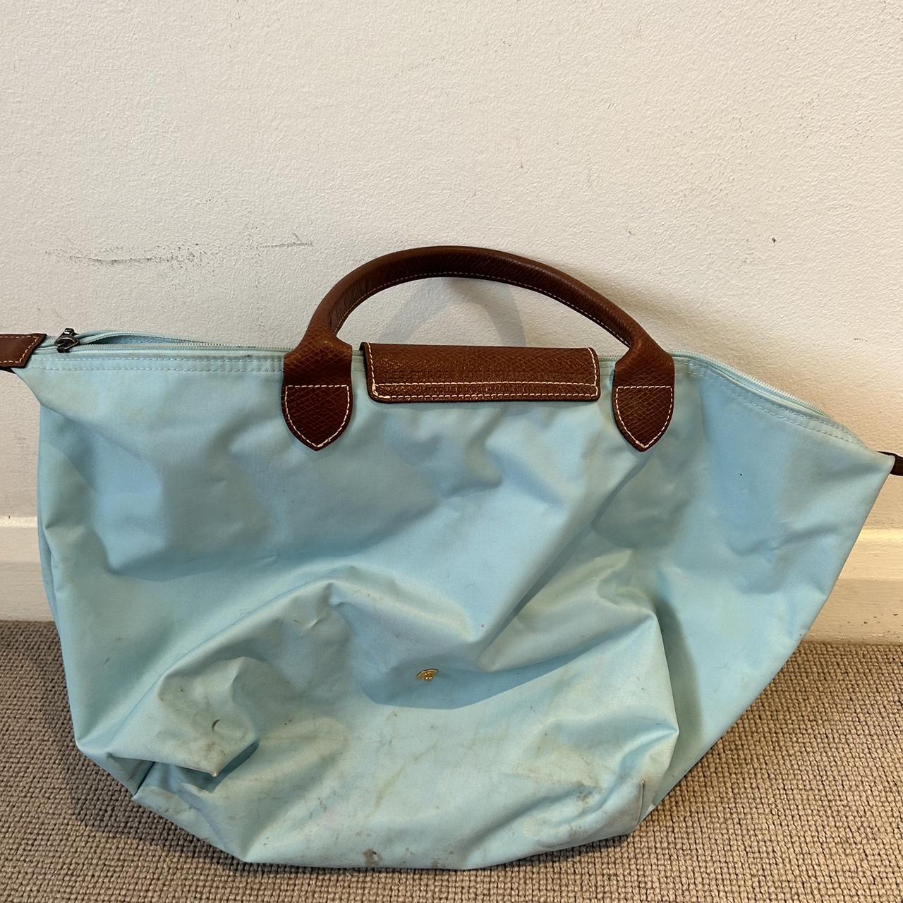 vintage #longchamp bag worn and visible stains and... - Depop