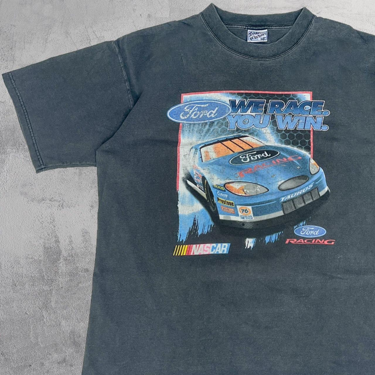 Vintage 90s Ford Racing NASCAR t shirt - size XL but... - Depop