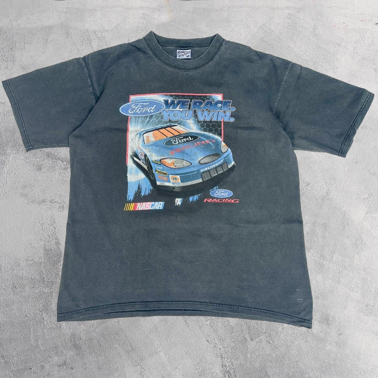 Vintage 90s Ford Racing NASCAR t shirt - size XL but... - Depop