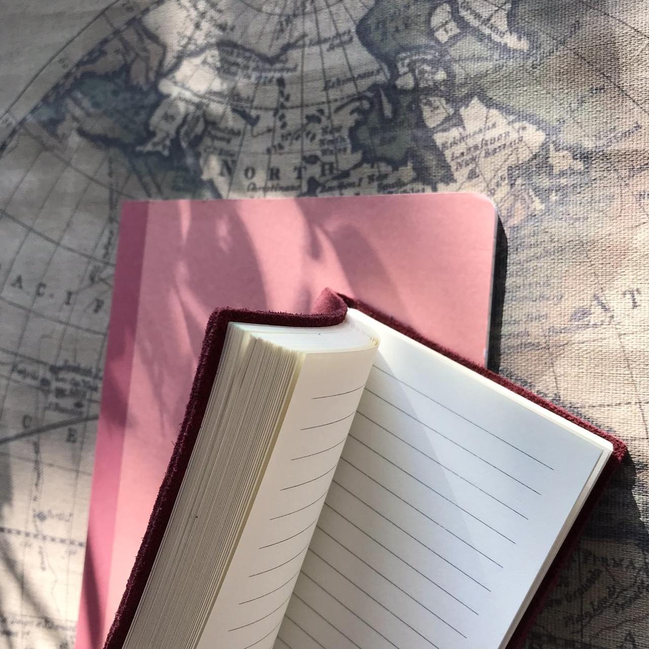 Berry burgundy journal set 💫 - A5 size notebook (8... | Depop