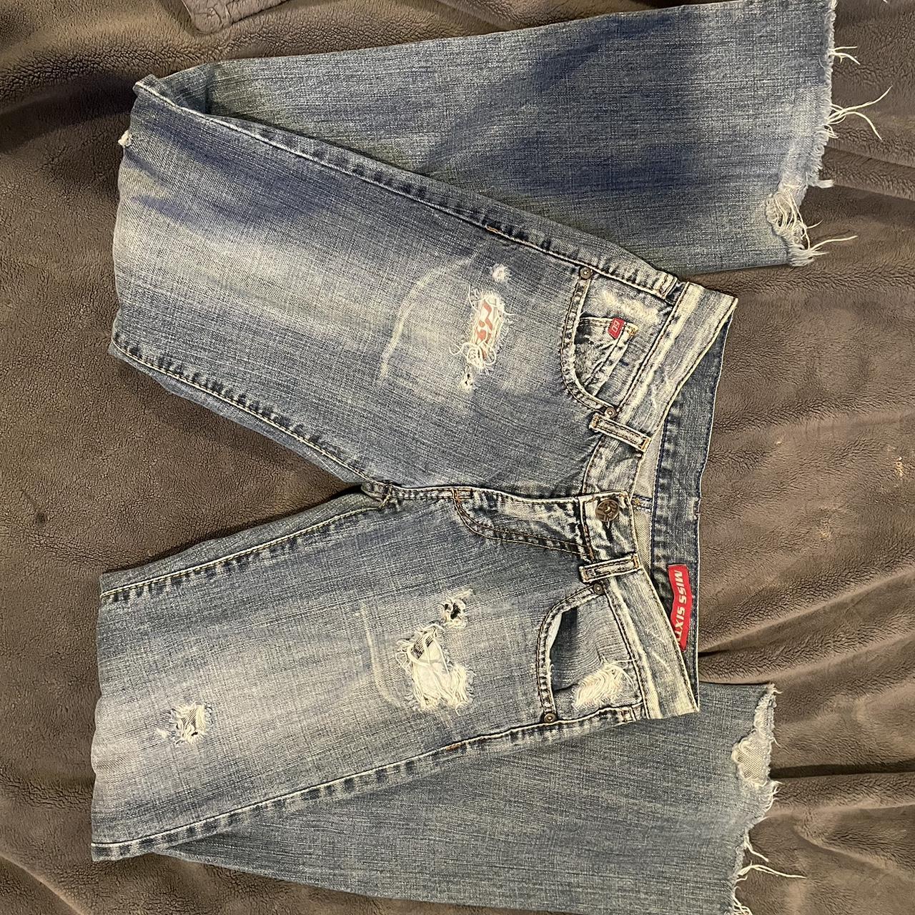 MISS SIXTY low rise distressed jean. Perfect... - Depop