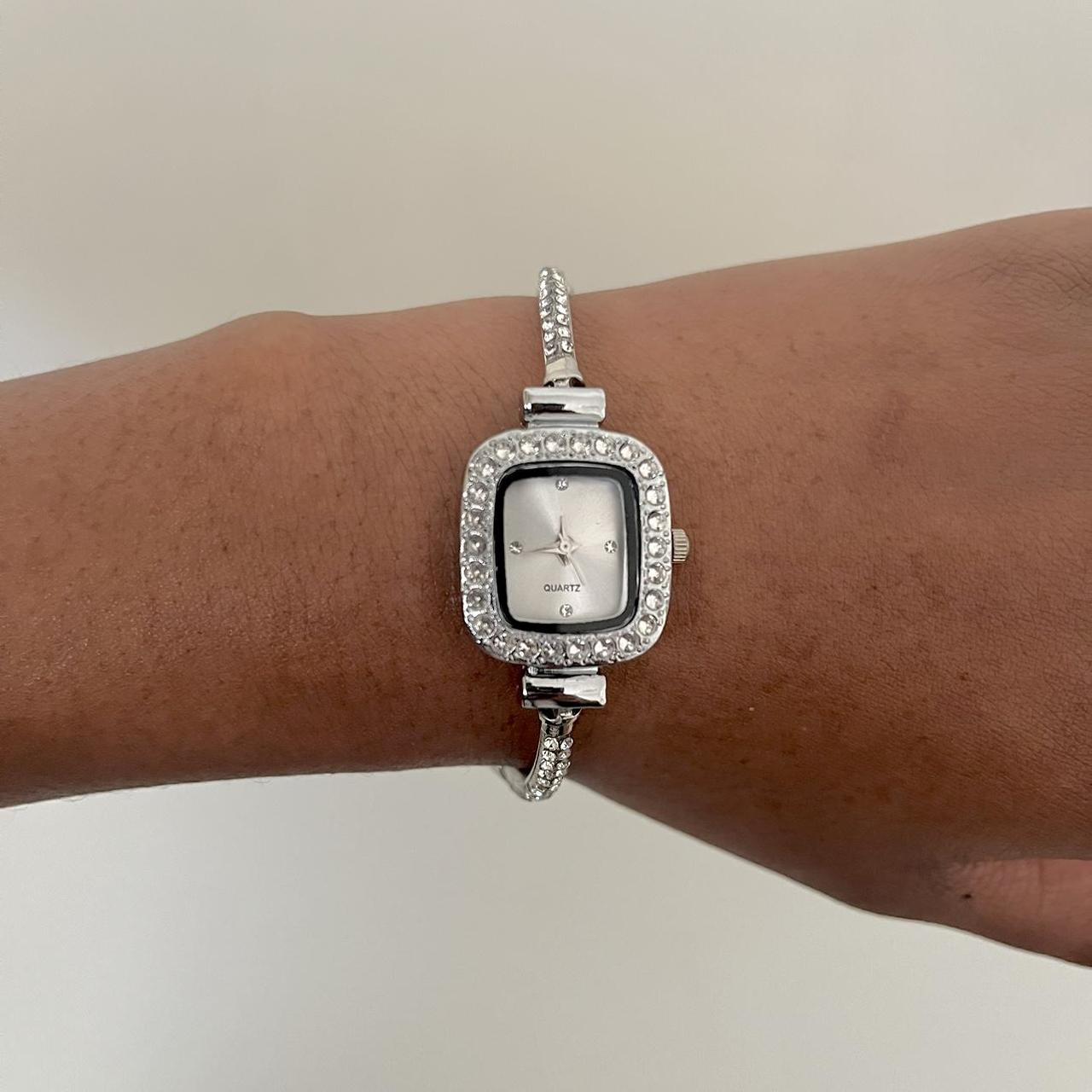 Timeless Elegant Silver Watch It’s so dainty and... - Depop