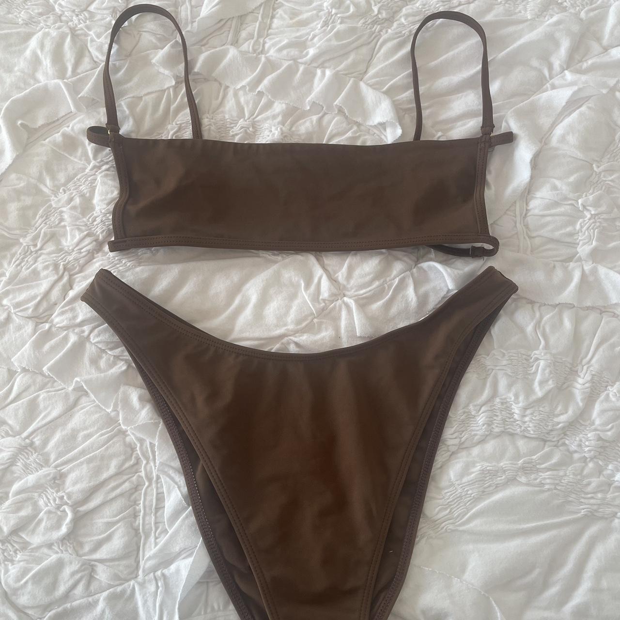 PacSun Women's Brown Bikinis-and-tankini-sets | Depop