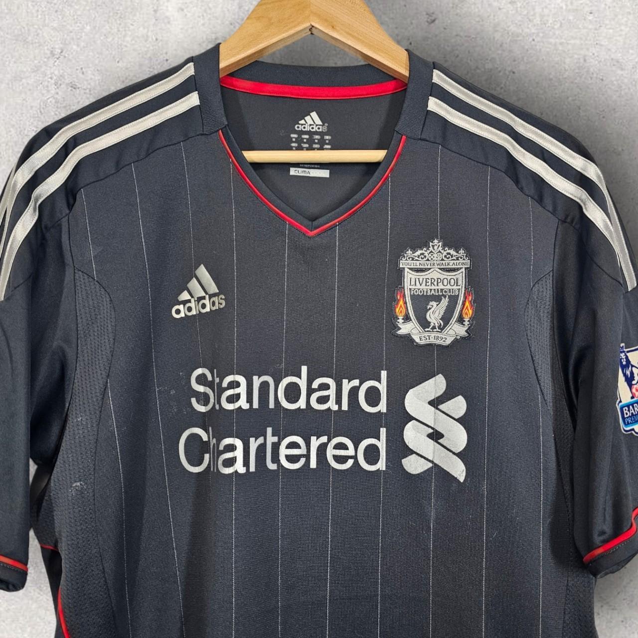 Liverpool FC 2011/12 away kit football soccer... - Depop