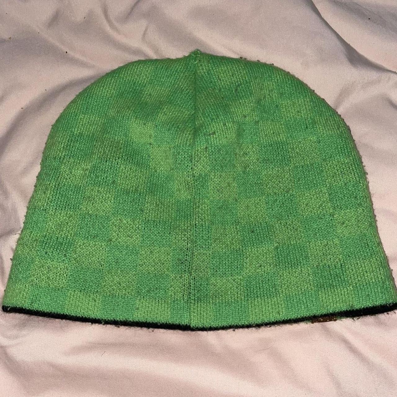 Vintage adult size Minecraft creeper beanie y2k... - Depop