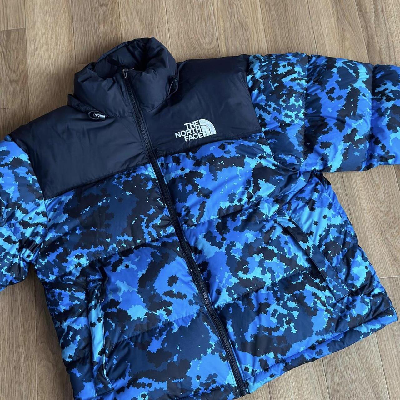 Blue North face puffer jacket from smoke/pet free... - Depop