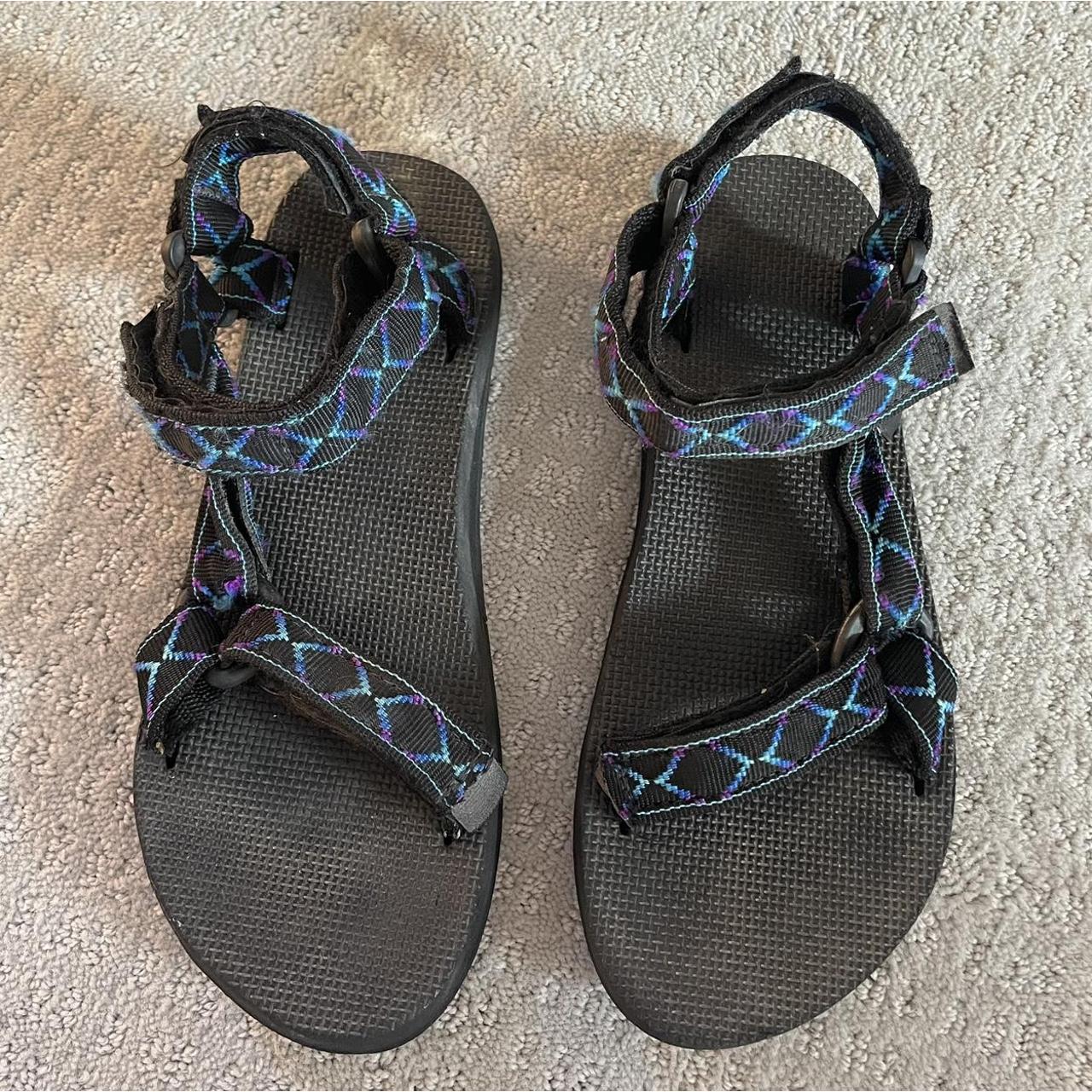 Vintage men’s printed Tevas Velcro sandals. #teva... - Depop