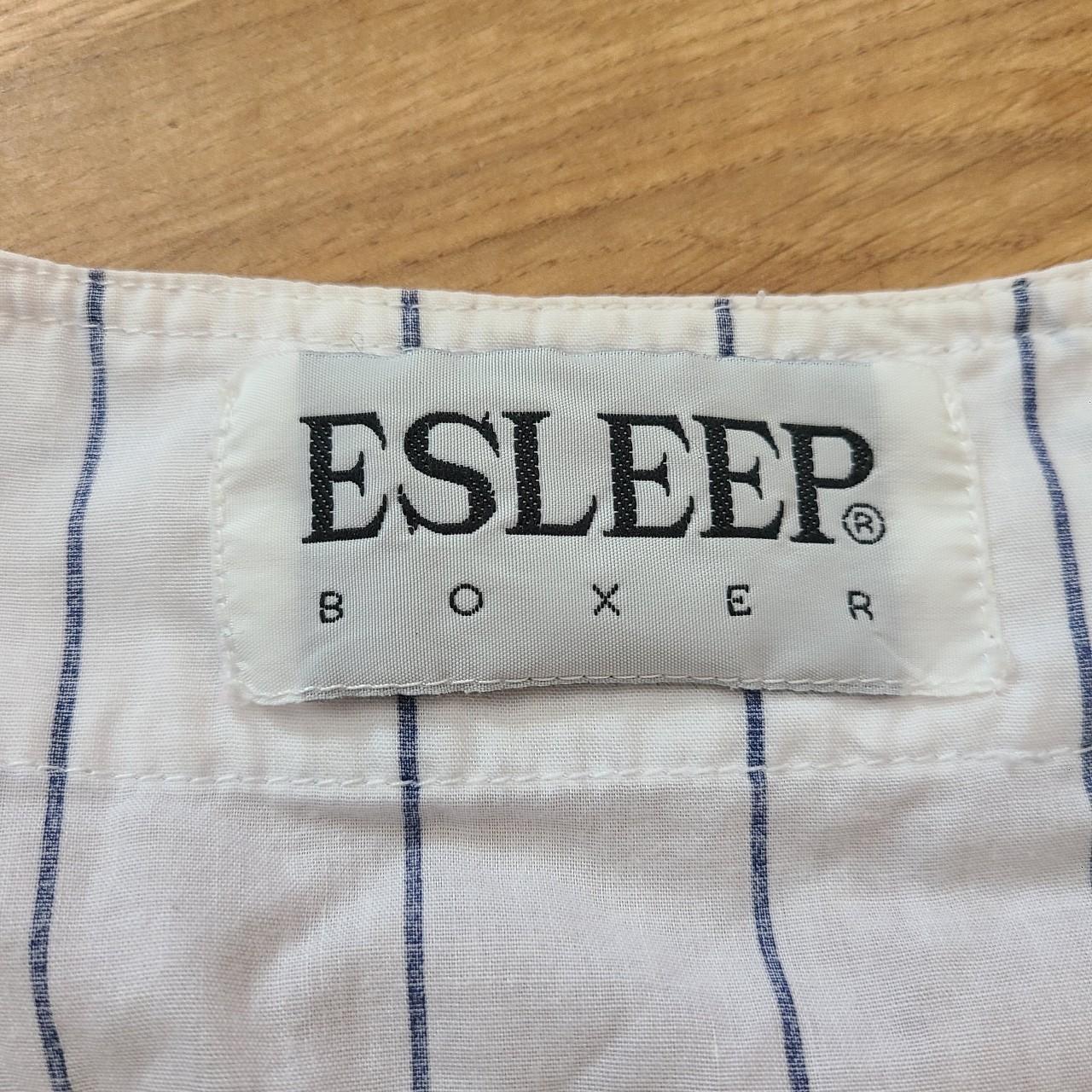 Vintage 1999 ESLEEP Boxer button up shirt. Size... - Depop