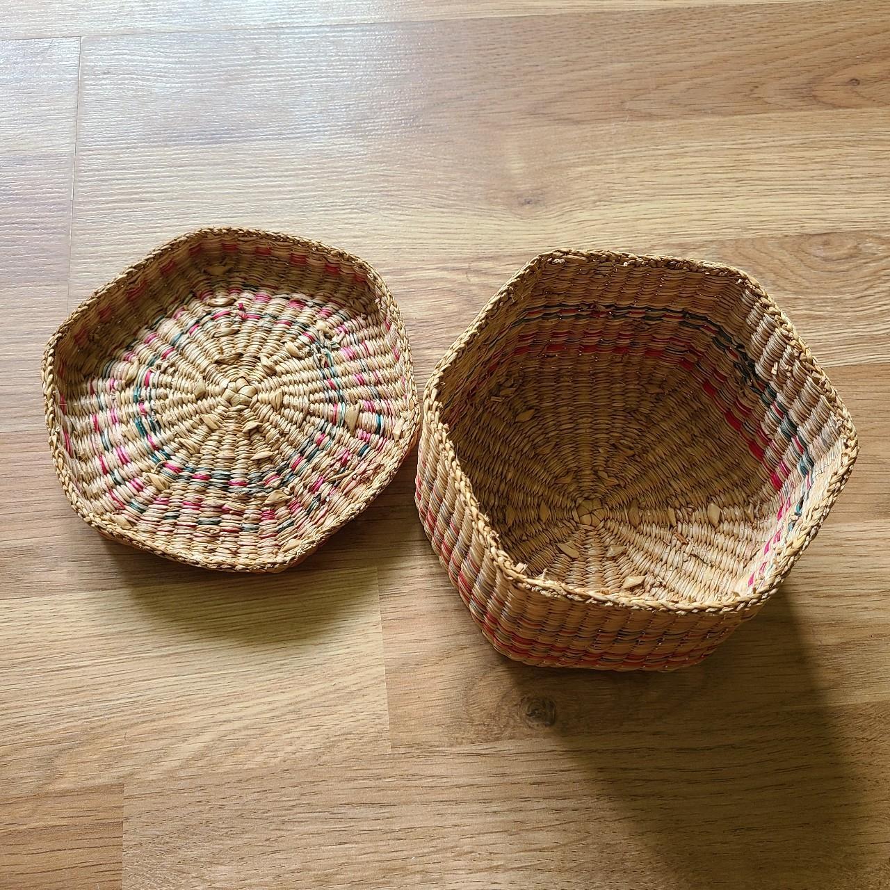 Small handwoven sweetgrass basket box. Pretty and... - Depop