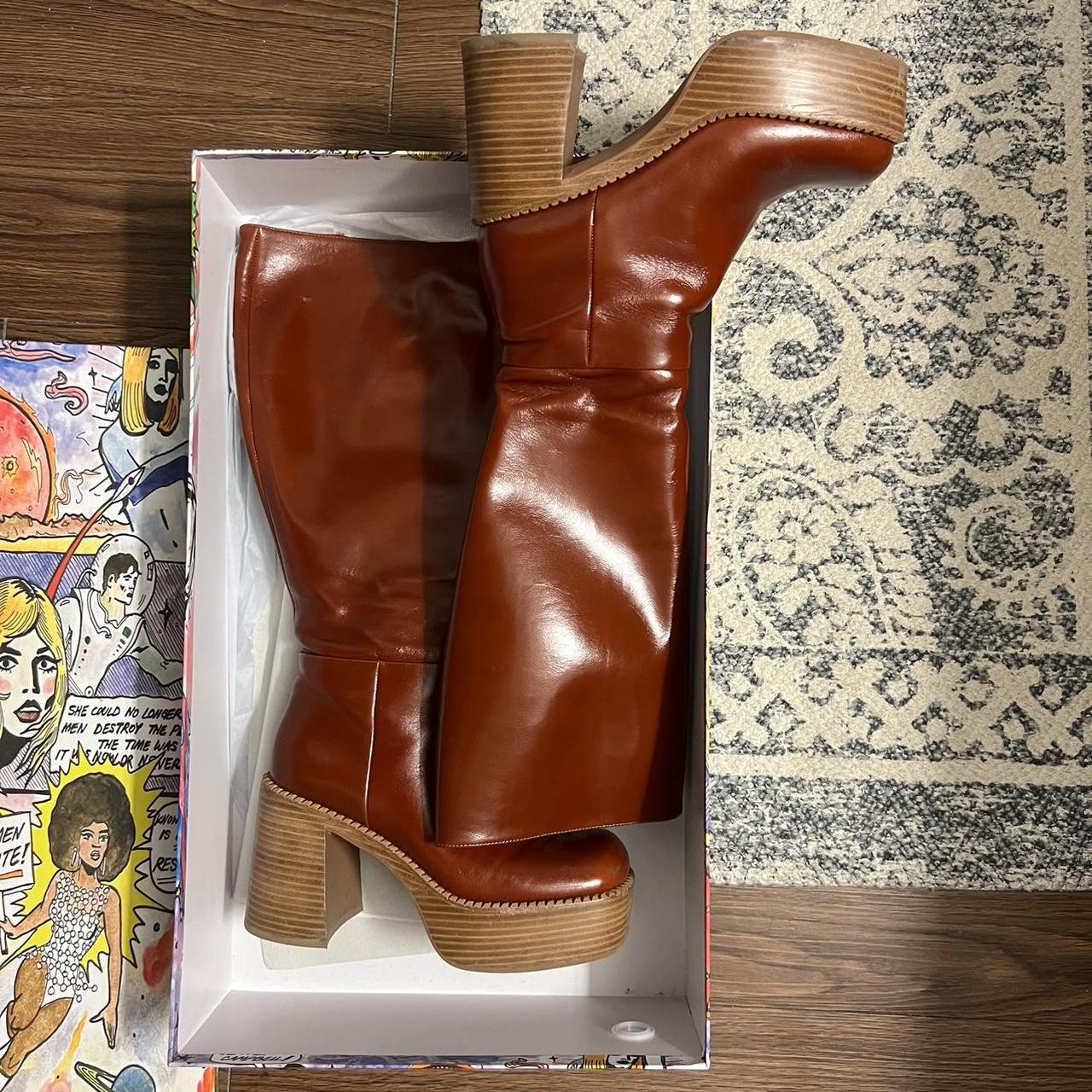 The Band Knee high platform boot Jeffery Campbell... - Depop