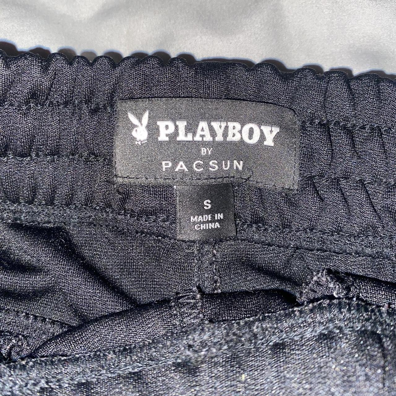 Playboy by Pacsun Track Pants with Elastic Waist and... - Depop