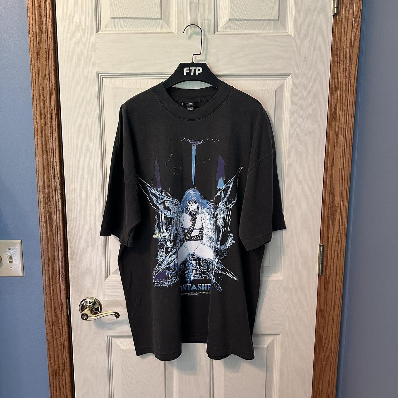 Cruel Void Ghost In The Shell Tee Size XL Faded,... - Depop