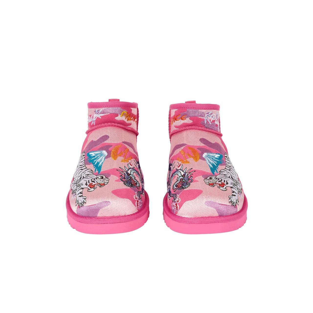Palace Ugg Ultra Mini Boot Pink Camo Size UK 8 / US... - Depop